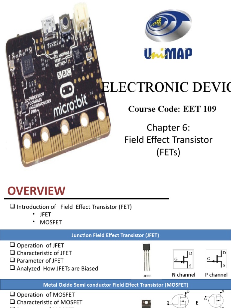 JFET Note Student | PDF | Field Effect Transistor | Transistor