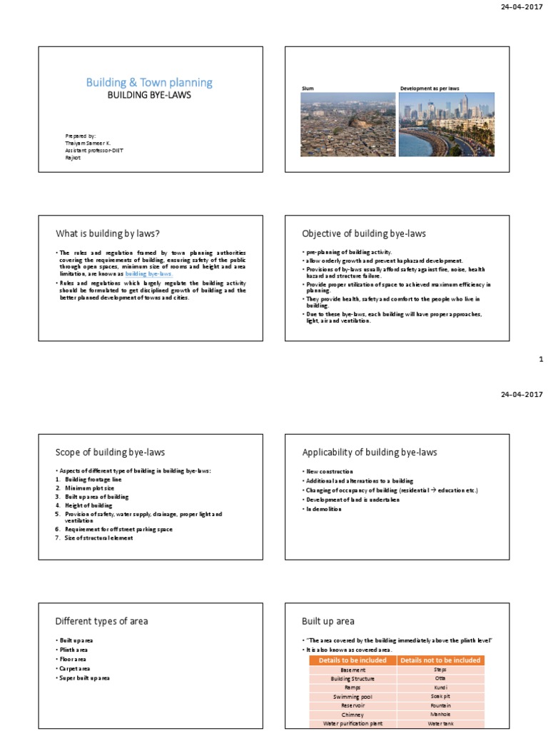 Guidelines for Ensuring Safe and Organized Urban Development through ...