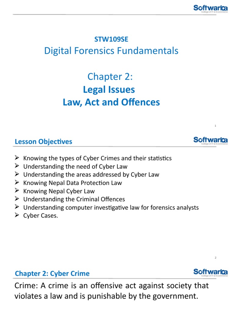 Digital Forensic Fundamentals - Chapter 2 | PDF | Cybercrime | Crime & Violence