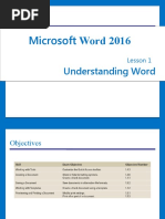 Word 2016 - Getting Started With Word (NOTA 1) | PDF | Microsoft Word ...