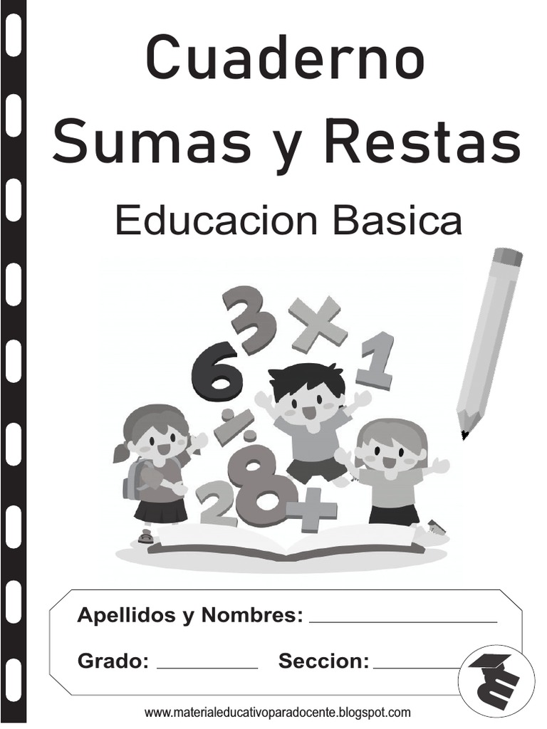 Cuaderno Sumas y Restas PDF | PDF | Sustracción | Entero