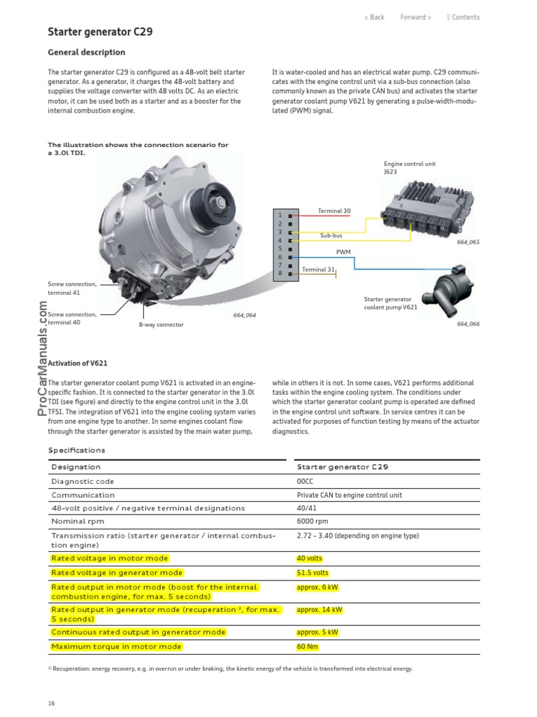 SSP 664 Audi A8 Type 4N Electrics and Electronics PDF | PDF | Electric ...