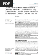 Barrett Toric Calculator - ASCRS | PDF | Science & Mathematics ...