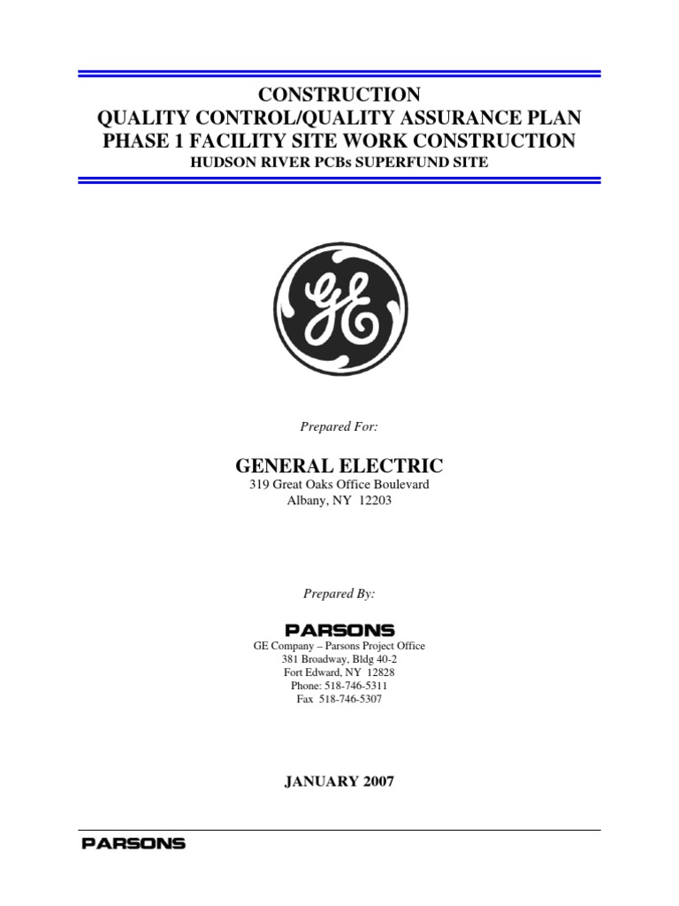 GE QA - QC Plan | PDF