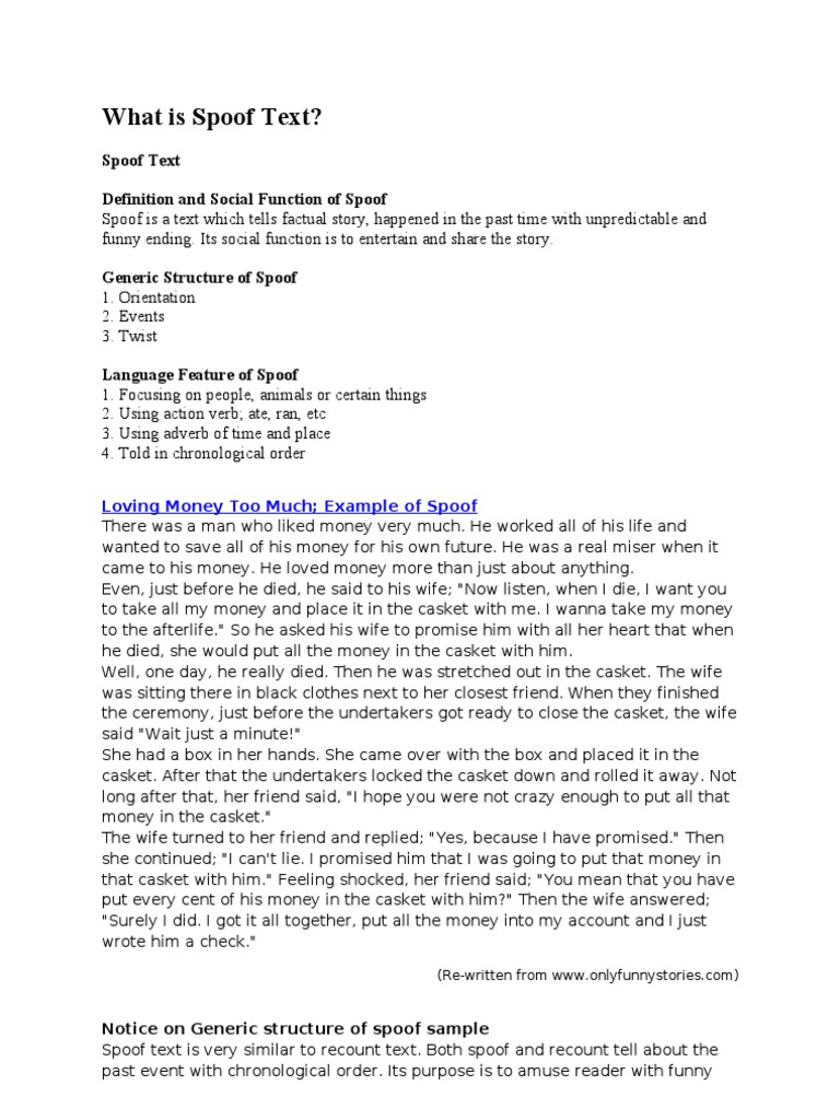 What Is Spoof Text | PDF