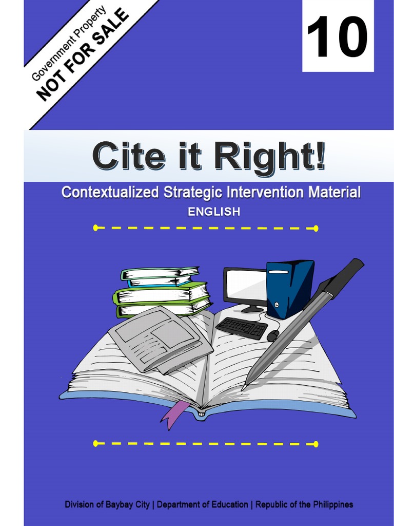 Cite It Right | PDF | Bibliography | Written Communication