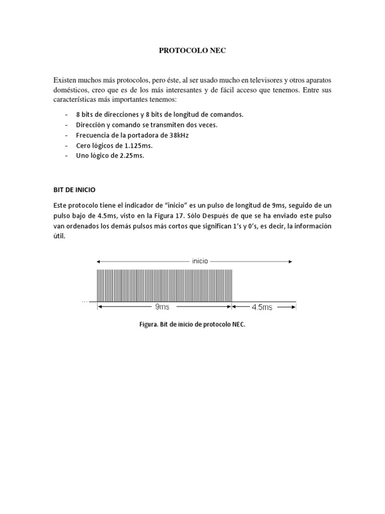Protocolo Nec | PDF | Poco | Aritmética