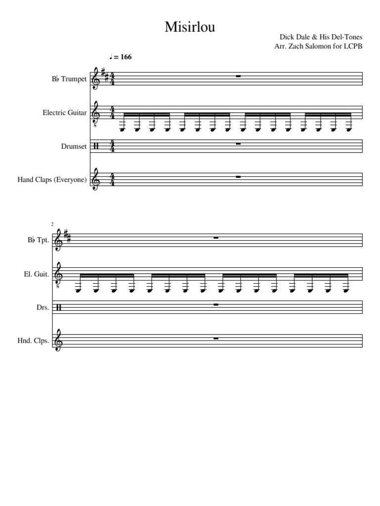 Misirlou Pulp Fiction Theme | PDF