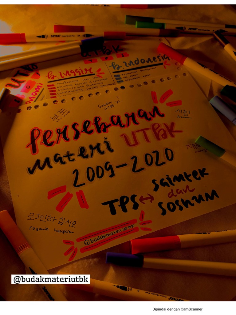List Materi Utbk by @budakmateriutbk PDF | PDF
