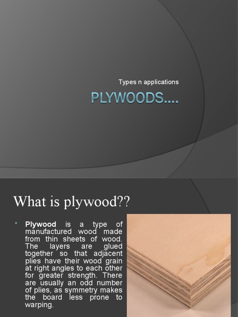 Plywoods