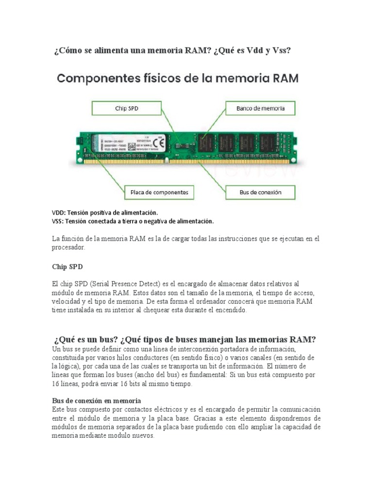 Que Es Ram | Descargar gratis PDF | Hardware de la computadora ...
