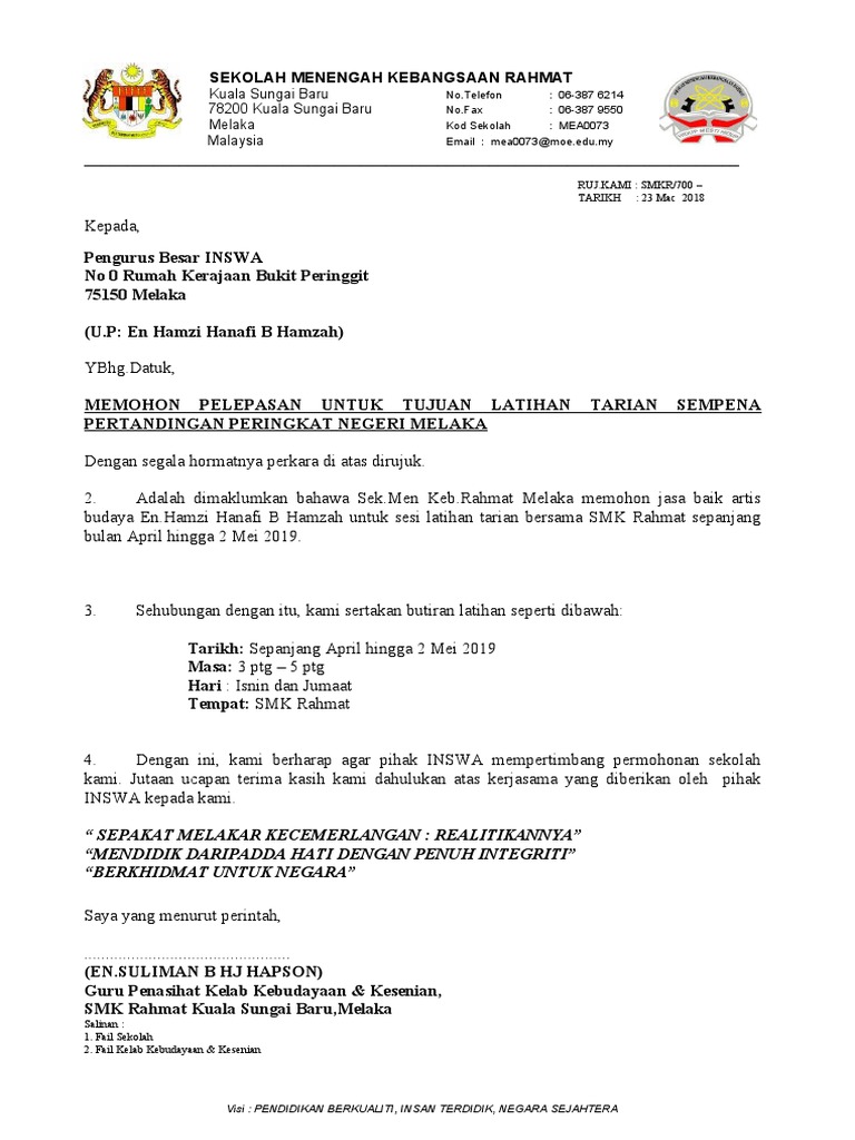 Surat Jemputan Uitm | PDF