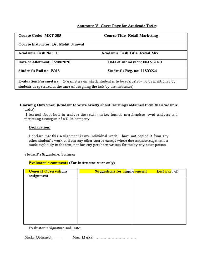 Nike Pdf Pdf Nike Retail