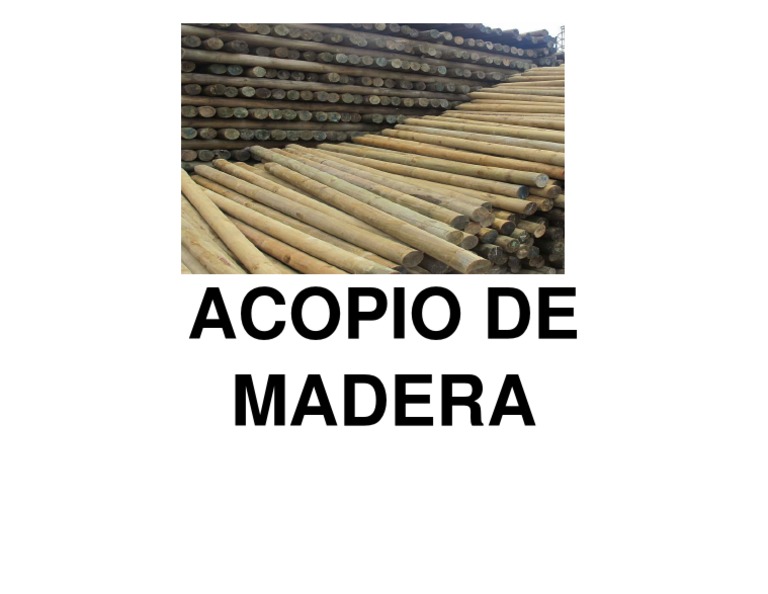 Acopio de Madera PDF | PDF