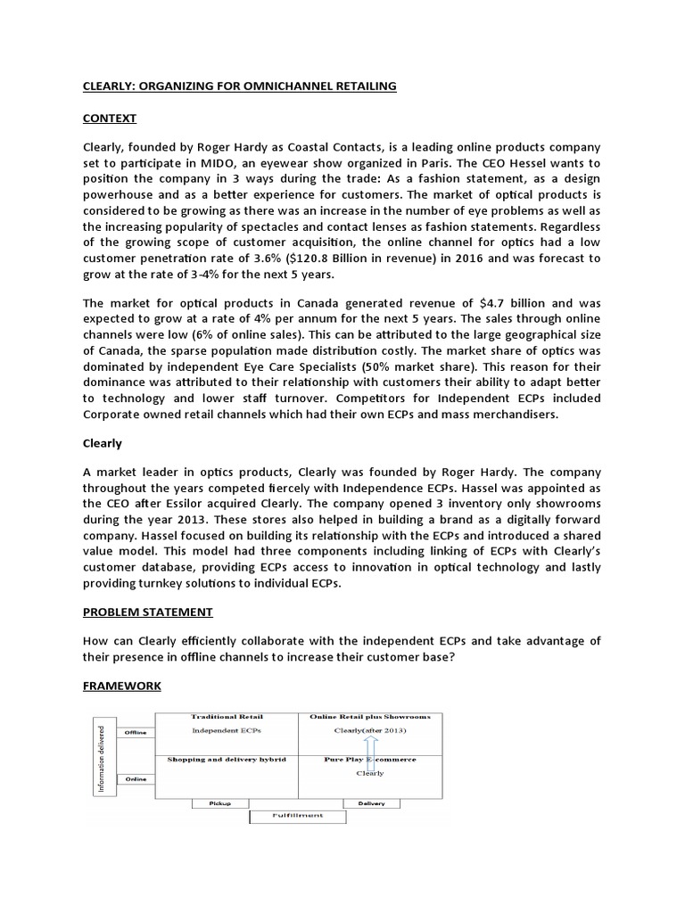 Group5 - B 2rd Case | PDF | Retail | Business Economics