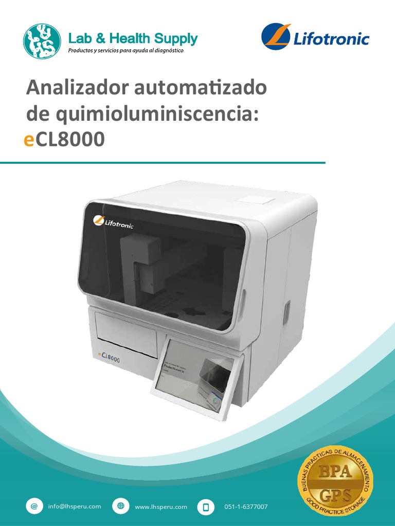 Lifotronic eCL8000 | PDF | Bienestar | Medicina