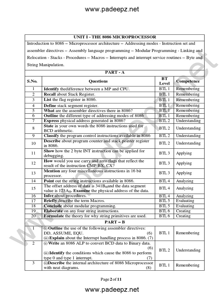 The 8086 Microprocessor: Memory Addressing, Instruction Sets, Assembly Language Programming, and ...