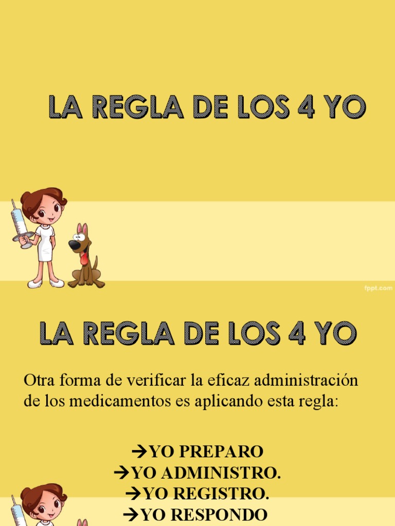 Los 4 Yo en la Administración de Medicamentos | PDF