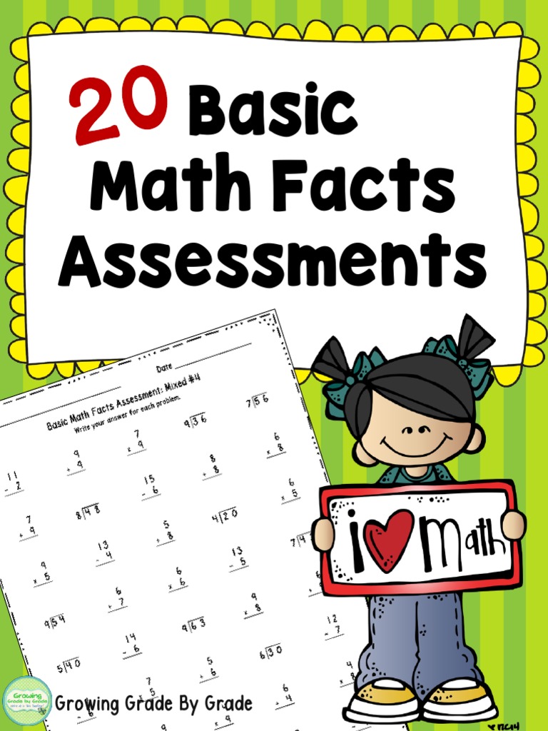 BasicMathFactsPracticeandAssessments 1 PDF | PDF | Communication | Teaching