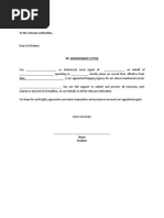 Deviation Letter Format | PDF