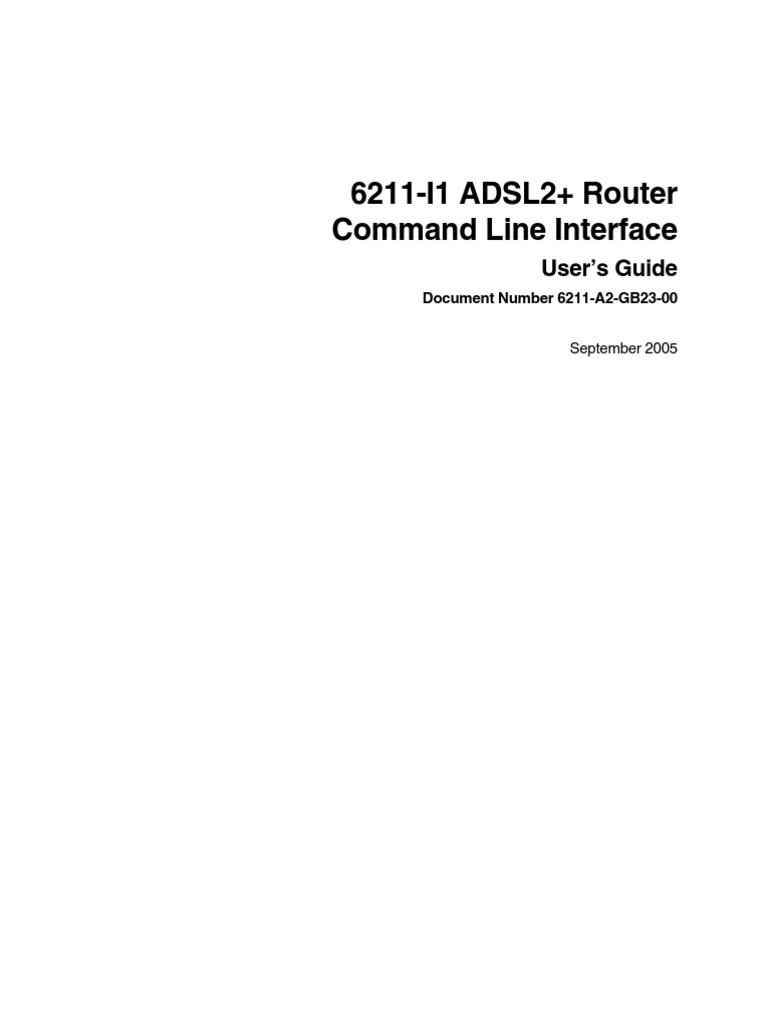 Router CLI | PDF