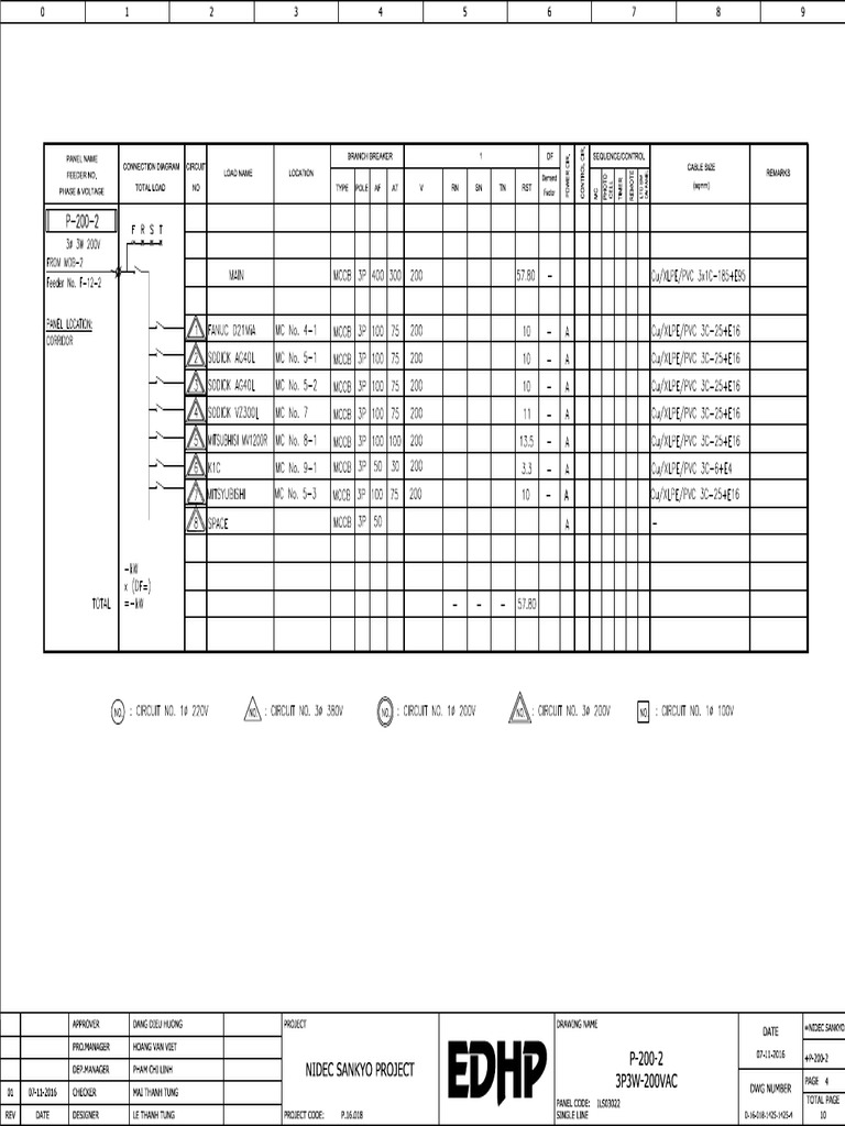 P 200 2 - SLD | PDF | Electricity | Components