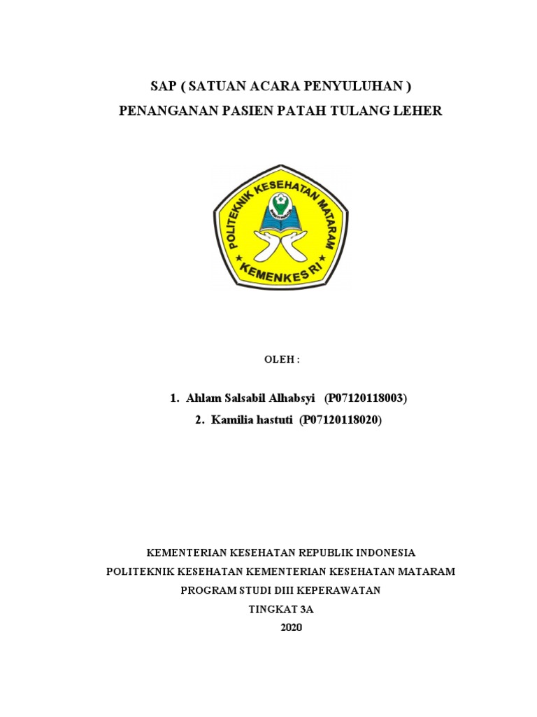 Penanganan Patah Tulang Leher Pasien | PDF