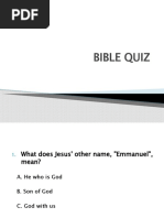 Sunday School Question Paper | PDF | Paul The Apostle | Religious ...