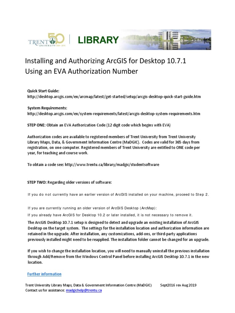 MaDGIC Desktop10 7 1 Installation 1august2019 PDF | PDF | Arc Gis | Esri