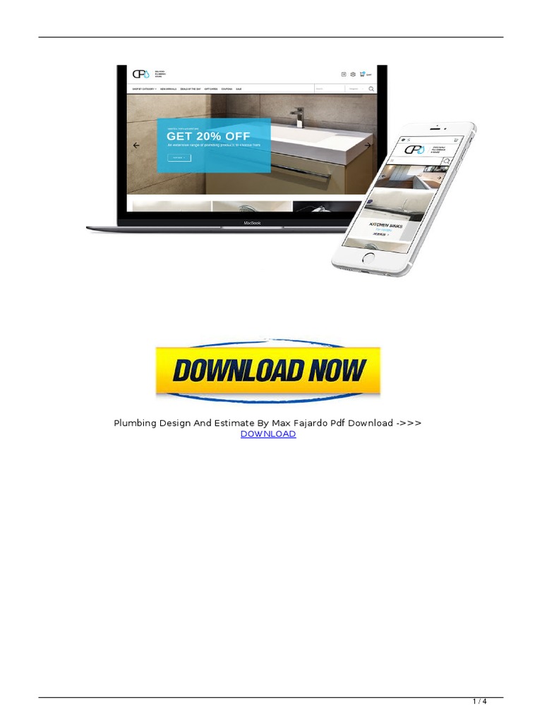 Max Fajardo Plumbing Estimate PDF | PDF