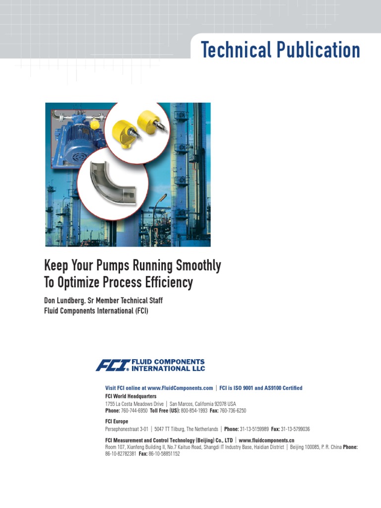Keep Pumps Running 0816 | PDF | Pump | Building Engineering