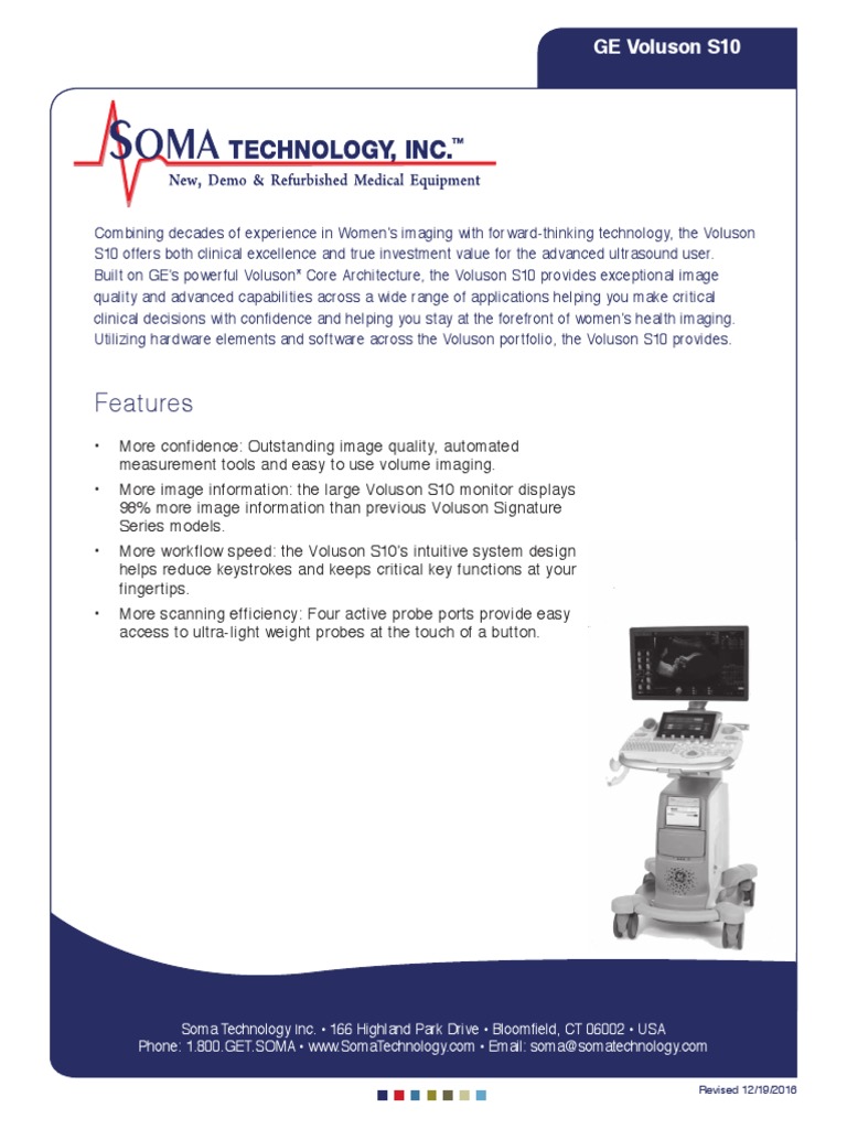 Voluson S10 - Brochure (En) 3 | PDF