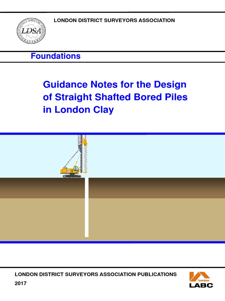 LDSA Piling Guide 2017 PDF | PDF | Deep Foundation | Soil Mechanics