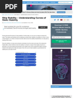 Chapter 10 - Curves of Statical Stability (GZ Curves) | PDF | Classical ...