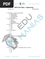 Fast Nuces Entry Test Materials | PDF | Multiple Choice | Mathematics