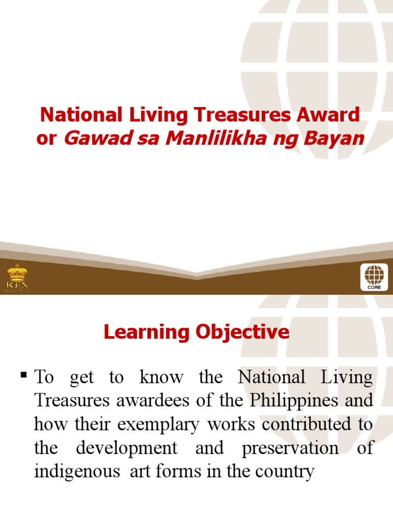 National Living Treasures of the Philippines | PDF | Philippines