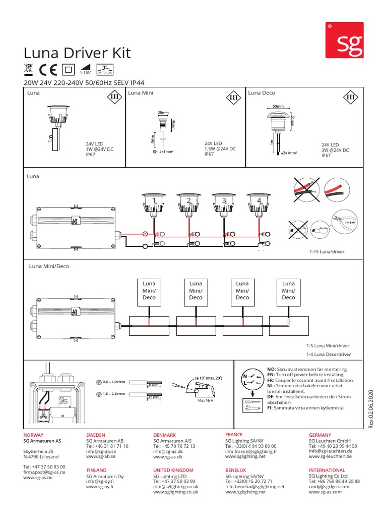 Luna Driver Kit Montageanleitung | PDF