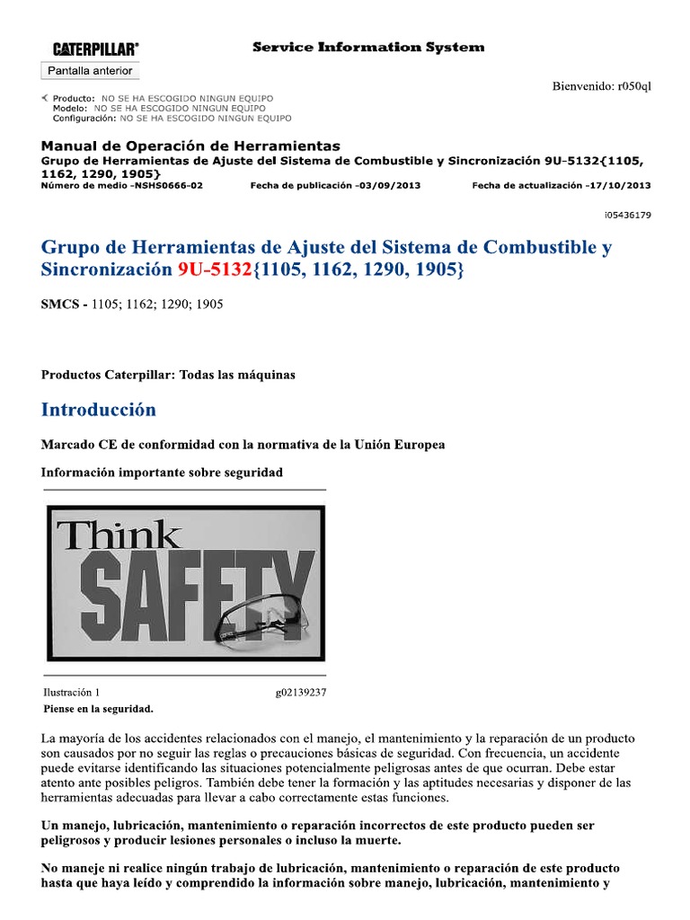 Grupo de Herramientas de Ajuste Del Sistema de Combustible y ...