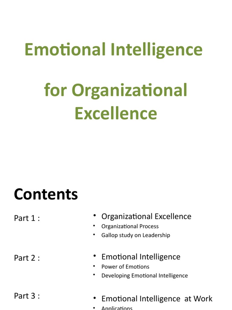 Emotional Intelligence | PDF | Emotional Intelligence | Leadership