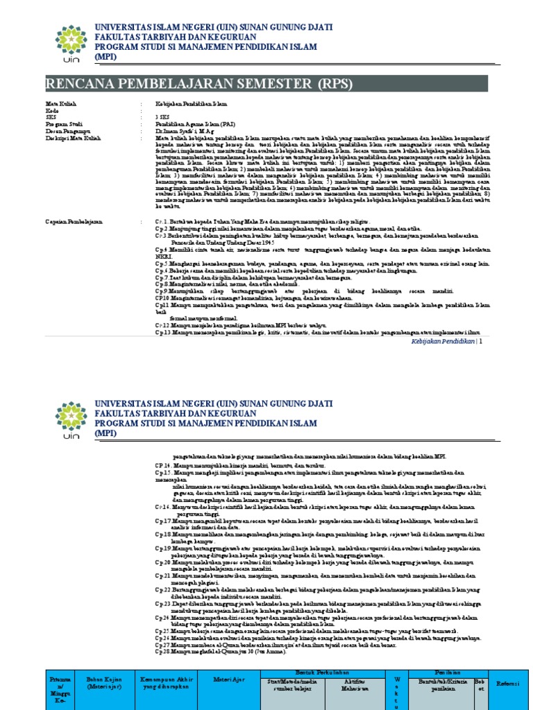 67 SM6 RPS Kebijakan Pendidikan 426 434 | PDF