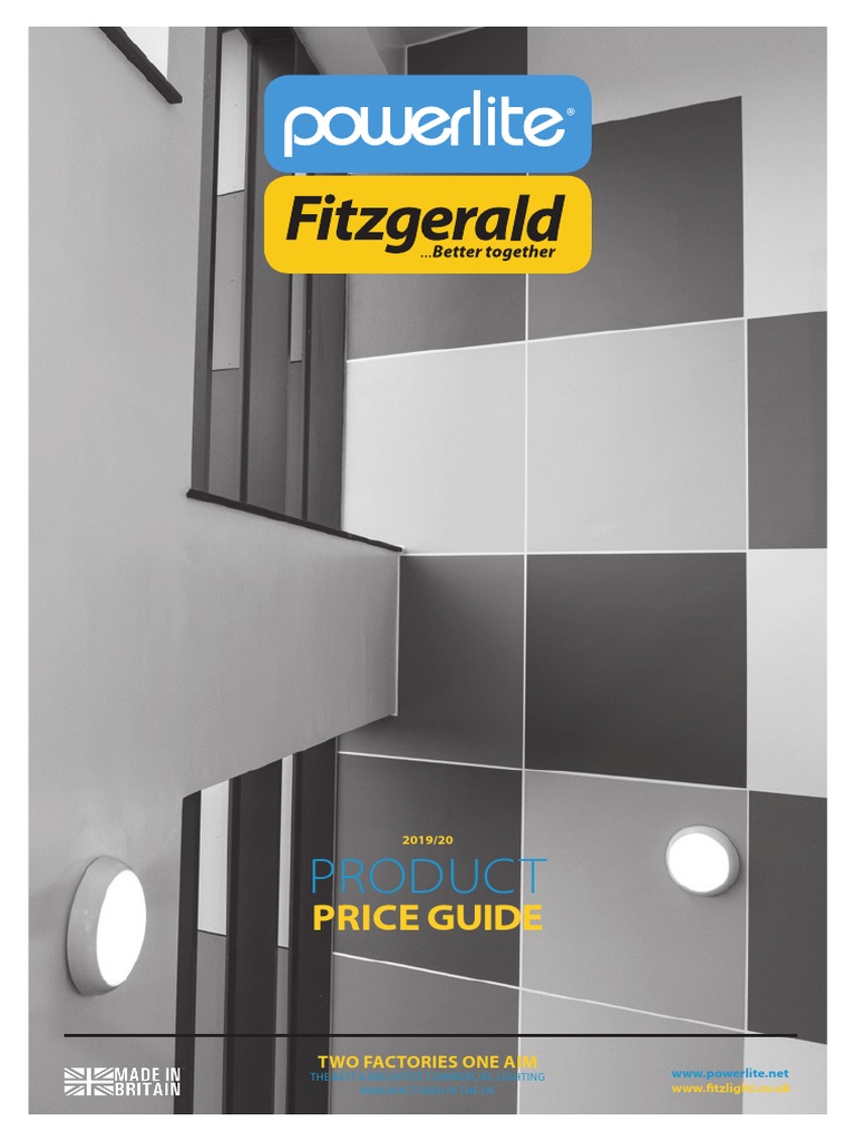Powerlite Fitzgerald Price Guide 2020 | PDF | Lighting | Light Emitting ...