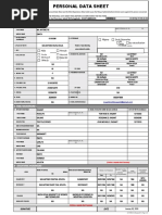 Excel File CSC Personal Data Sheet PDS 2017 1 | PDF | Justice | Crime ...