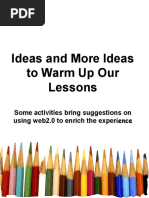 35 Creative Lesson Introductions | PDF | English As A Second Or Foreign ...