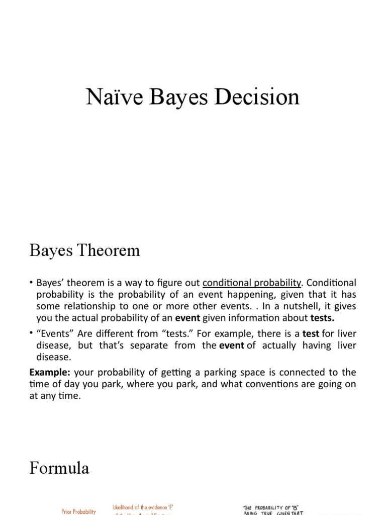 Lecture (Naïve Bayes Classifier) | PDF | Statistical Classification ... Lecture (Naïve Bayes Classifier) | PDF | Statistical Classification ...