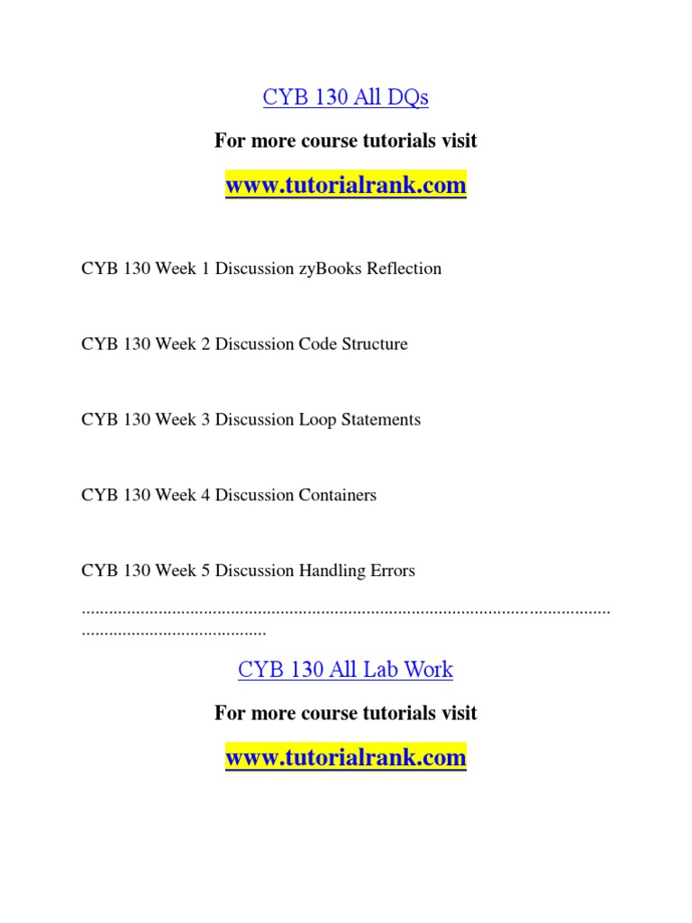 CYB 130 Academic Adviser | PDF | String (Computer Science) | Python ...