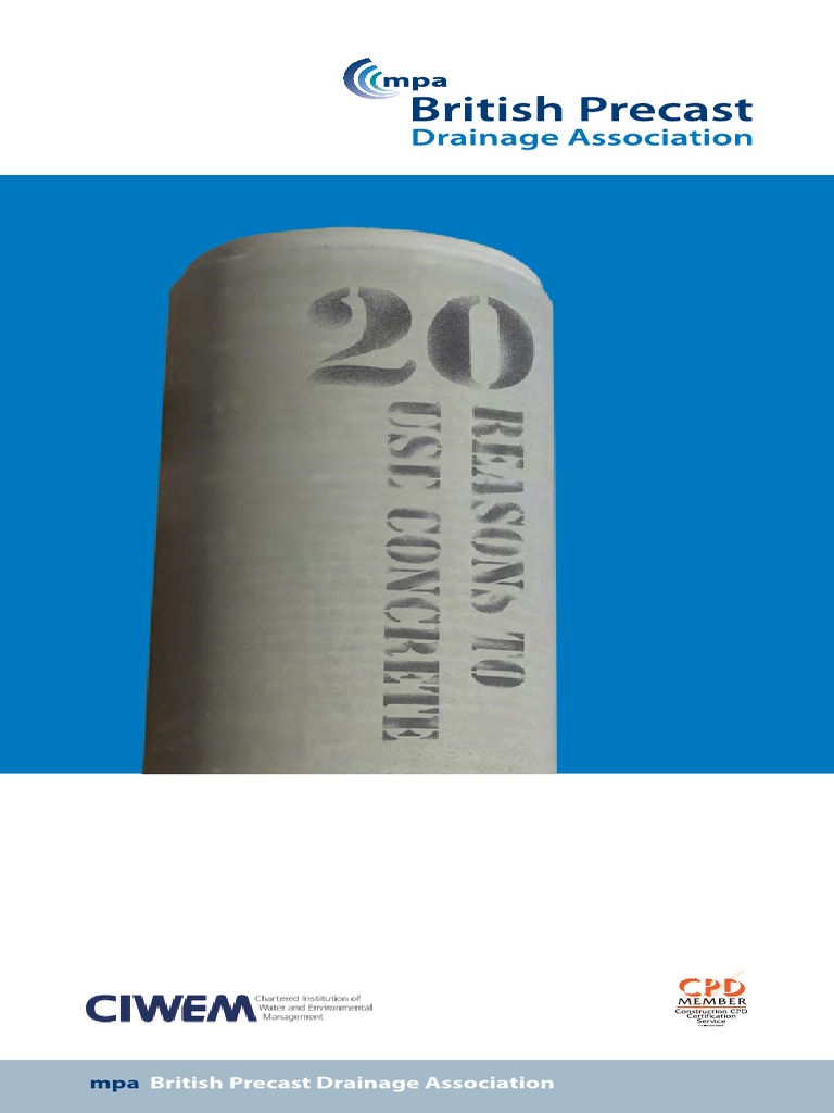 British Precast Drainage Association | PDF | Precast Concrete | Concrete