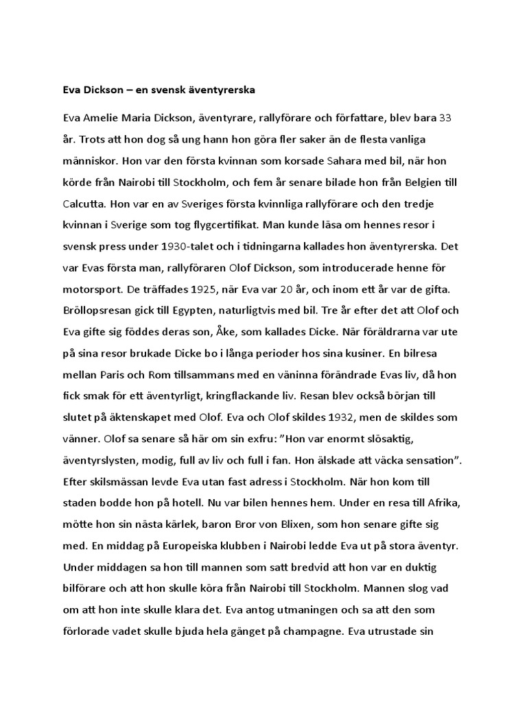 Eva Dickson | PDF