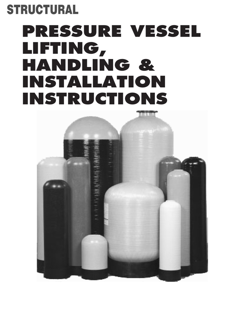 Pressure Vessel Lifting Handling and Installation Instructions | PDF ...