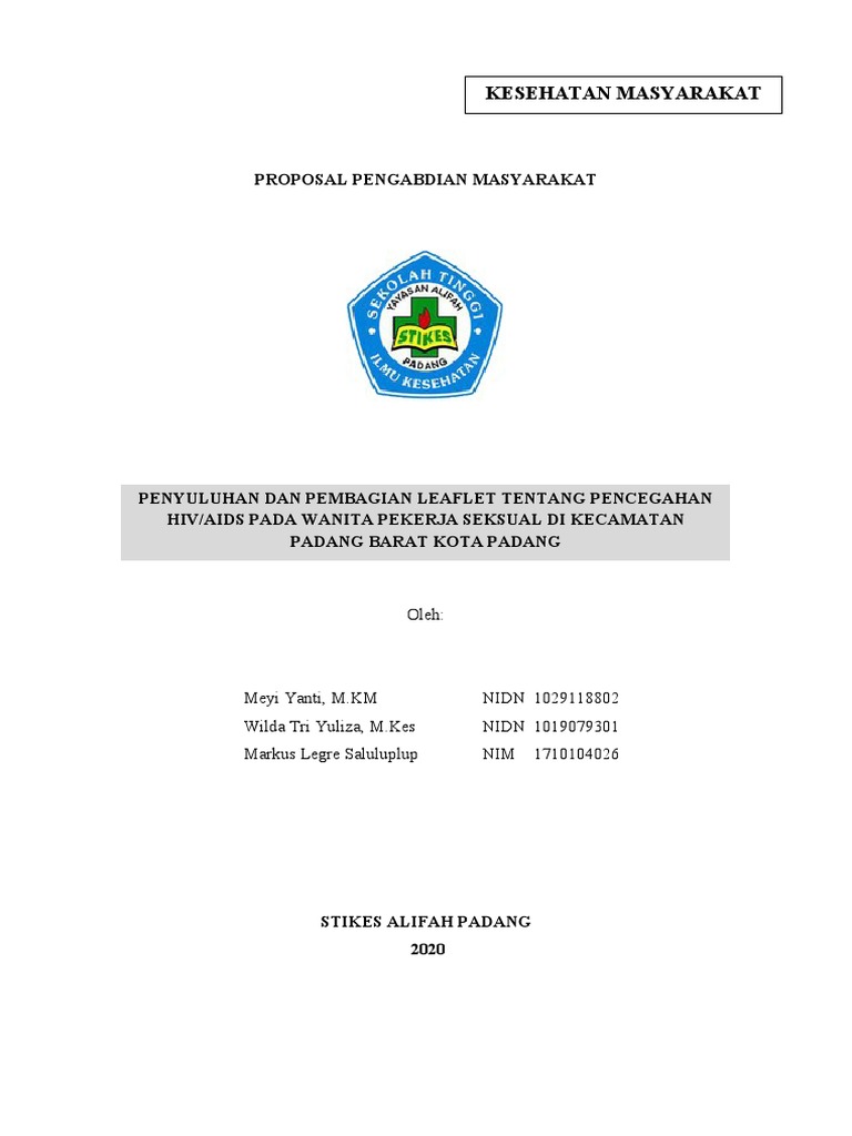 Contoh Proposal Pengabmas | PDF