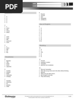 A2 Answer Key SB | PDF